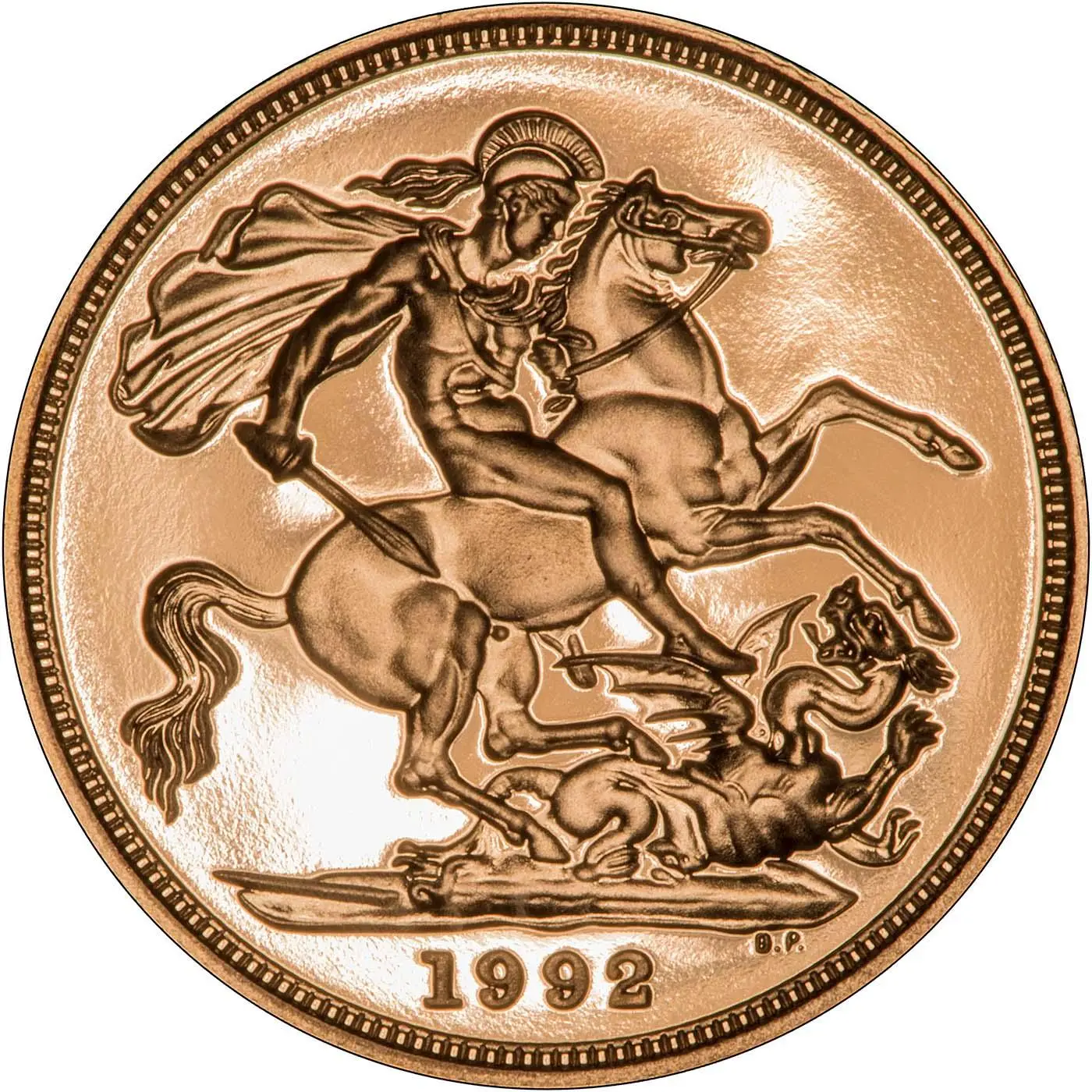 1992 Gold Sovereign Elizabeth II Proof | Chard