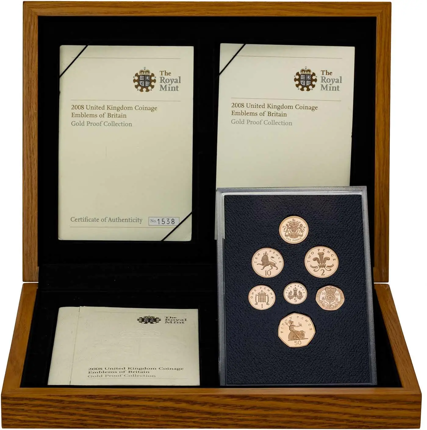 2008 Gold Proof Emblems of Britain 7 Coins | Chards