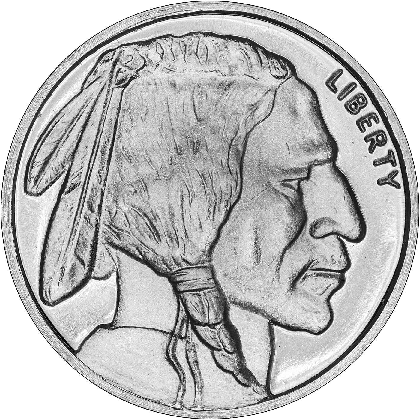 Silver 1 Ounce Buffalo Bullion Rounds United States | Chards