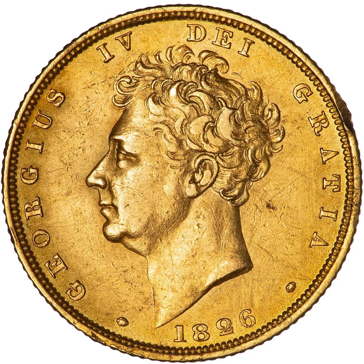 1826 Gold Sovereign George IV Bare Head Coin | Chards