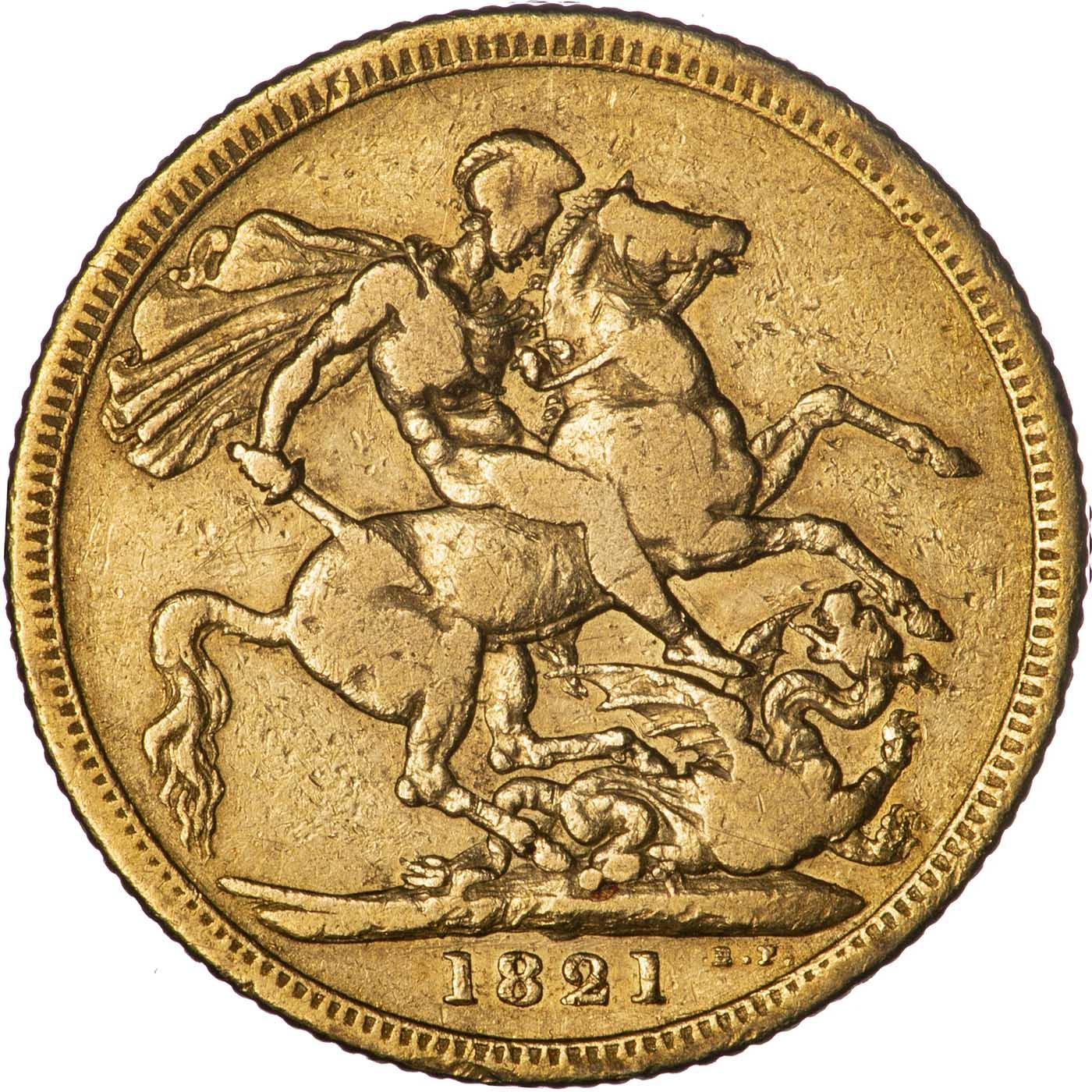 1821 Sovereign George IV London | Chards - £825.00