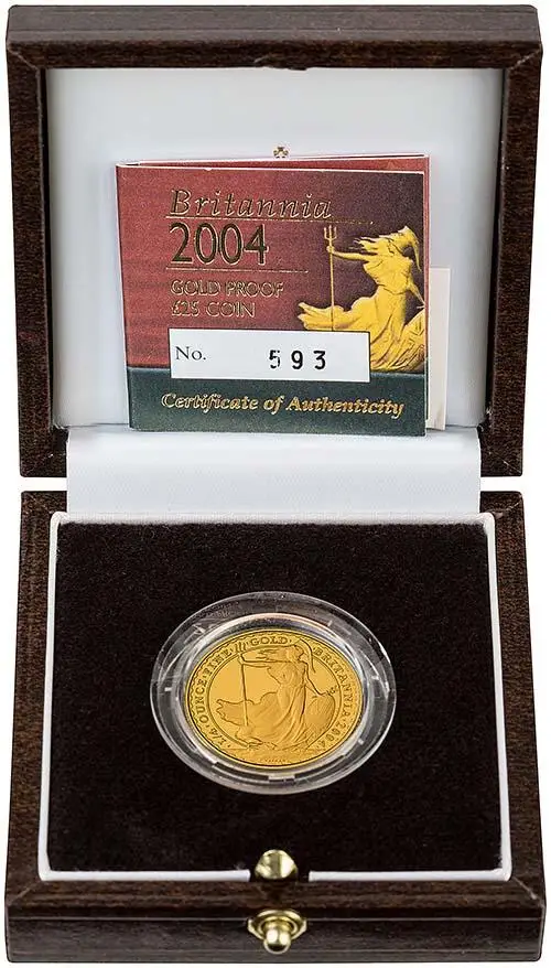 1987 Gold Proof 1/4 Ounce Royal Mint Britannia | Chards