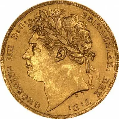 1823 Gold Half Sovereign George IV London | Chards