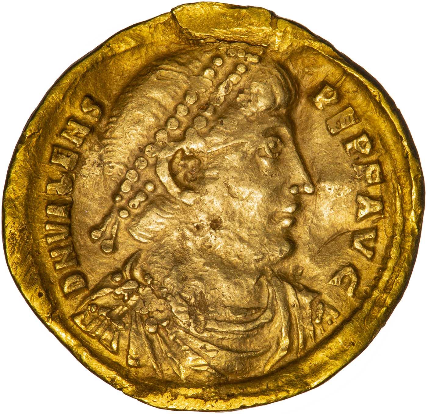 AD378 Solidus of Valens Gold Coin | Chards