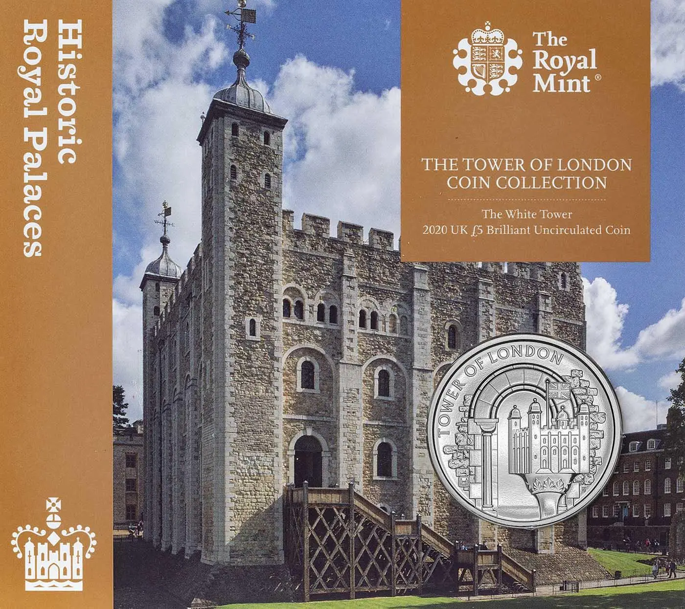 2020 White Tower of London £5 B.U. Coins | Chards