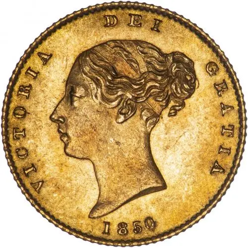 1850 Gold Half Sovereign Victoria London Mint | Chards