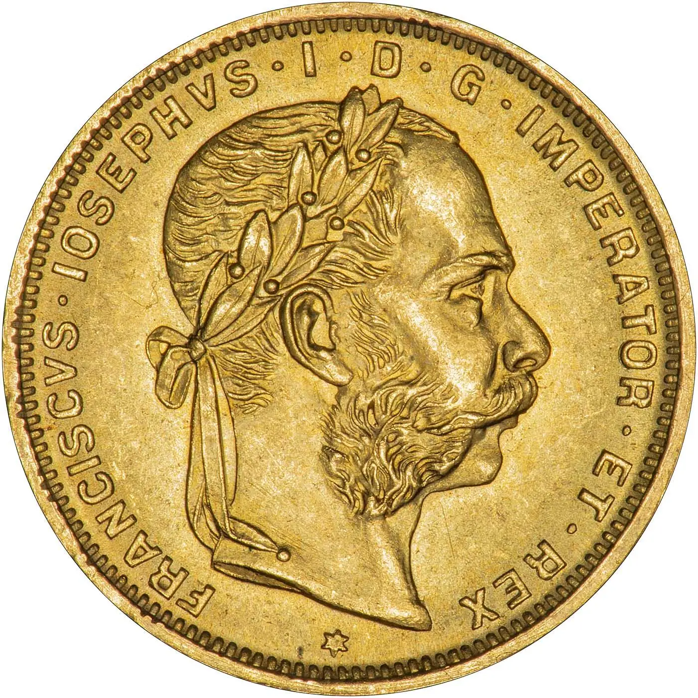 1892 Austria Franz Josef I Gold Restrike Coin | Chards