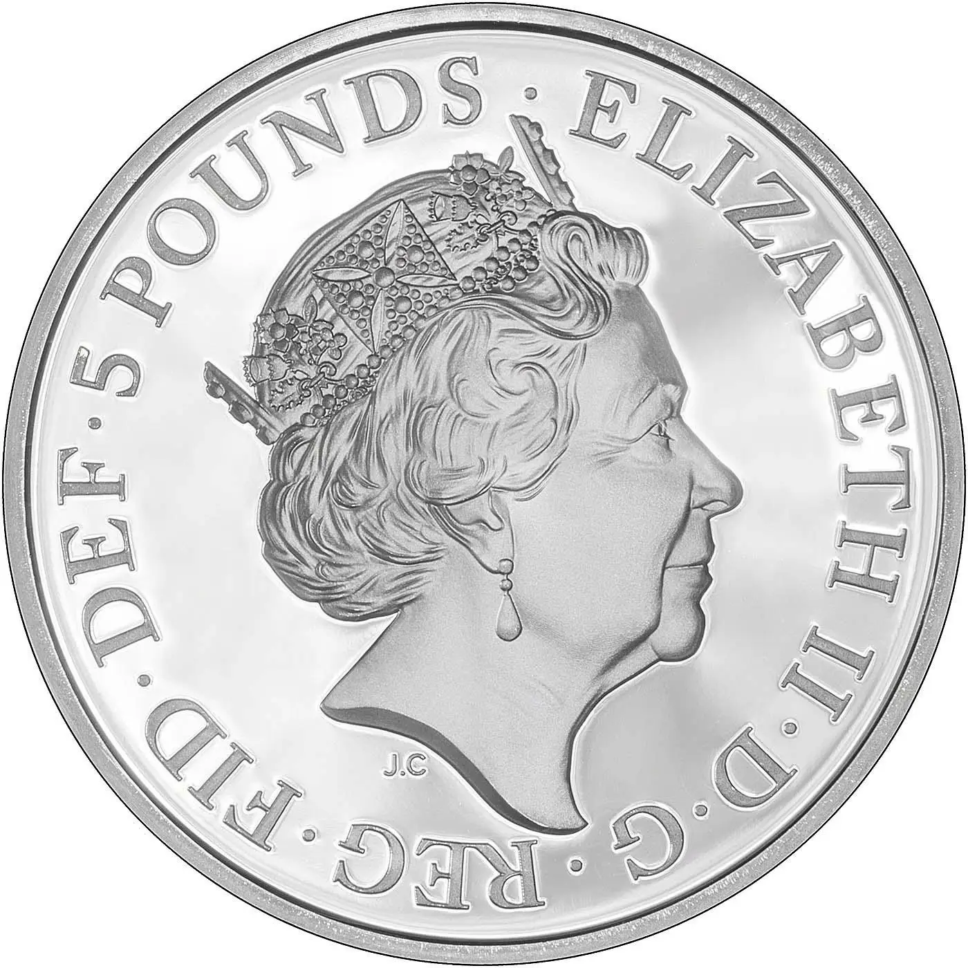 Buy a 2017 King Canute £5 Silver Proof Coin | Chards
