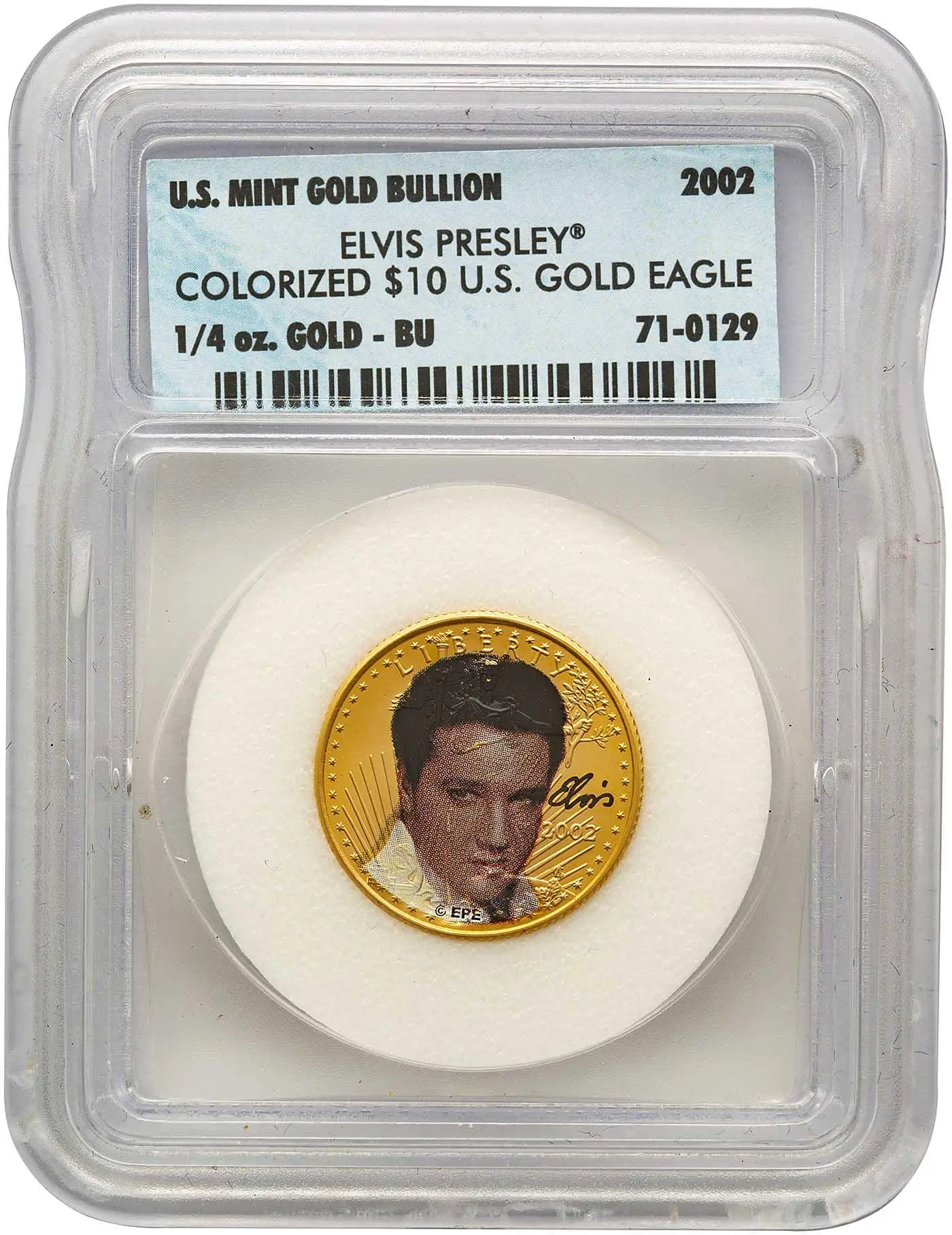 2002 Gold Quarter Eagle Elvis Presley | Chard - £741.52