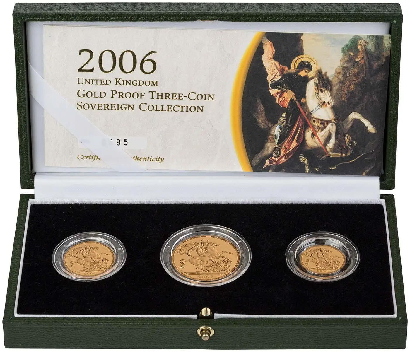 2006 Three Gold Sovereign Proof Set | Chard - £2,285.60
