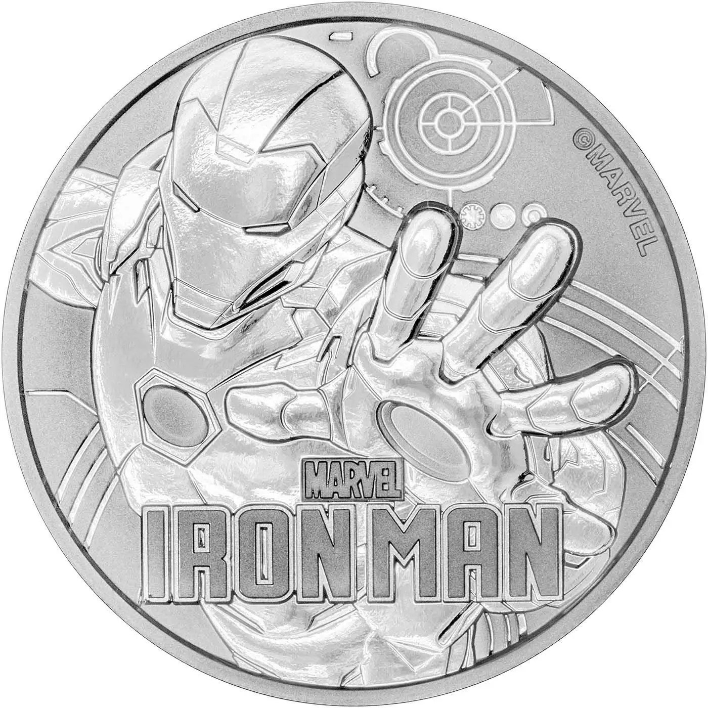 2018 Iron Man Silver 1oz Coin Marvel Coin | Chards