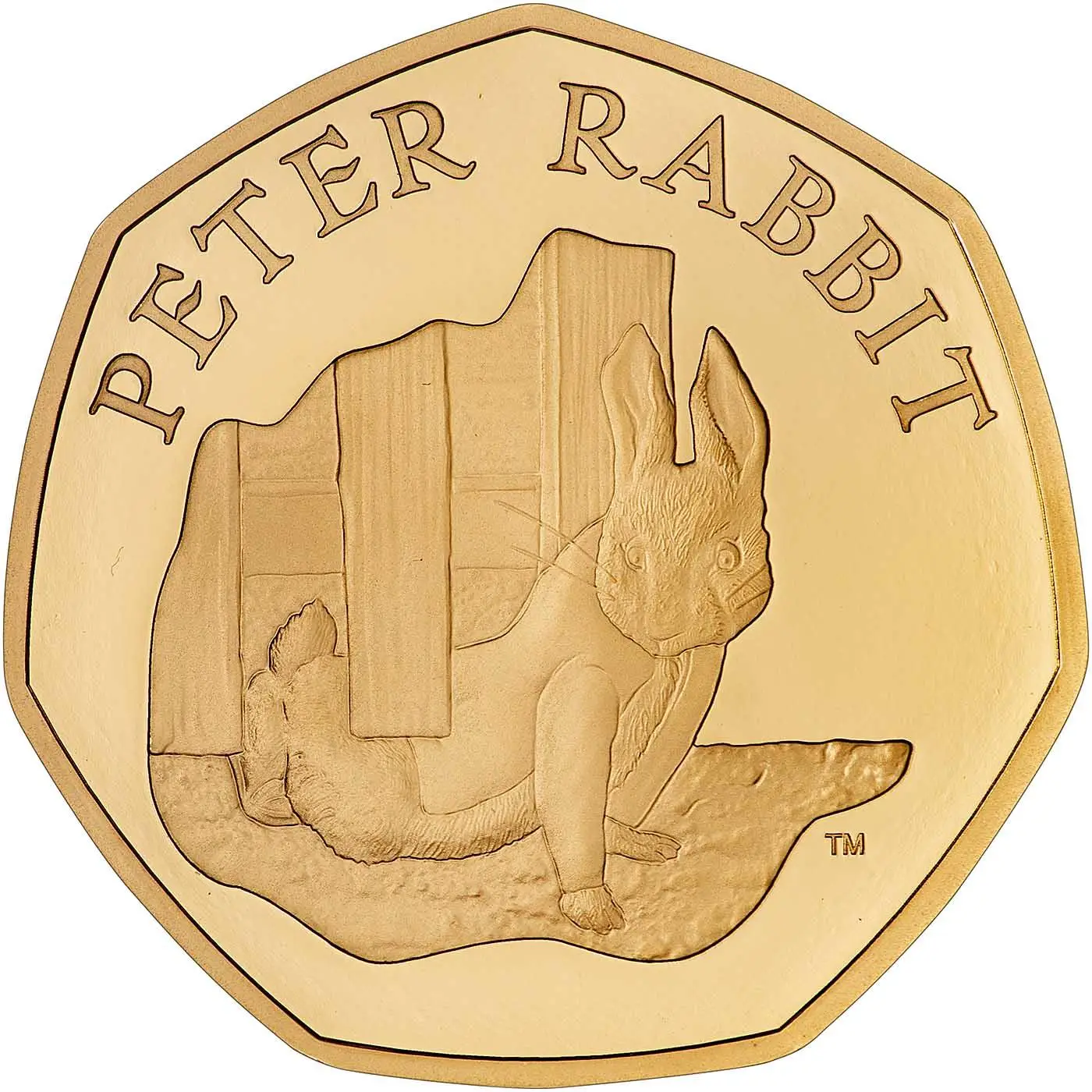 2020 Peter Rabbit Beatrix Potter Gold Proof 50p | Chards