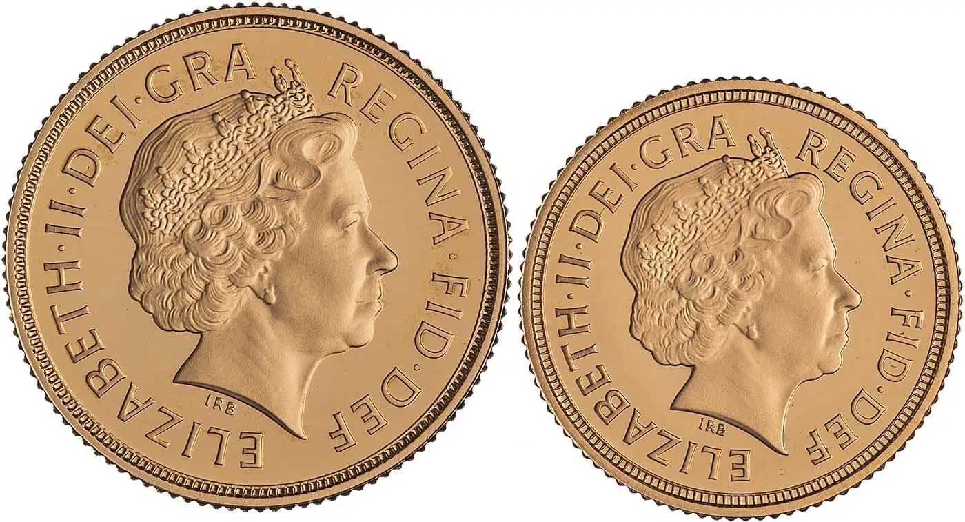 2008 Gold Proof Full and Half Sovereign 2 Coin set | Chards