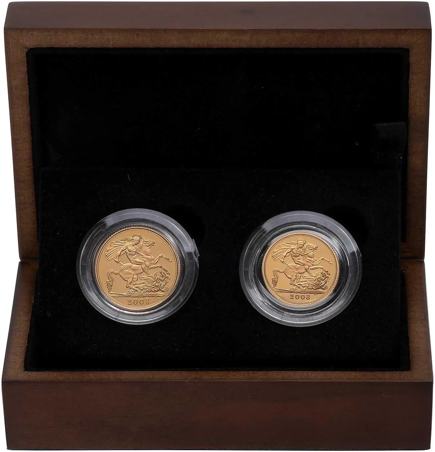 2008 Gold Proof Full and Half Sovereign 2 Coin set | Chards