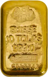 10 Tola Bars from Metalor & PAMP Suisse | Chards