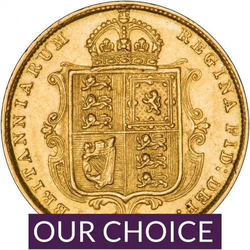 Victoria Jubilee Shield Half Sovereign |Chard