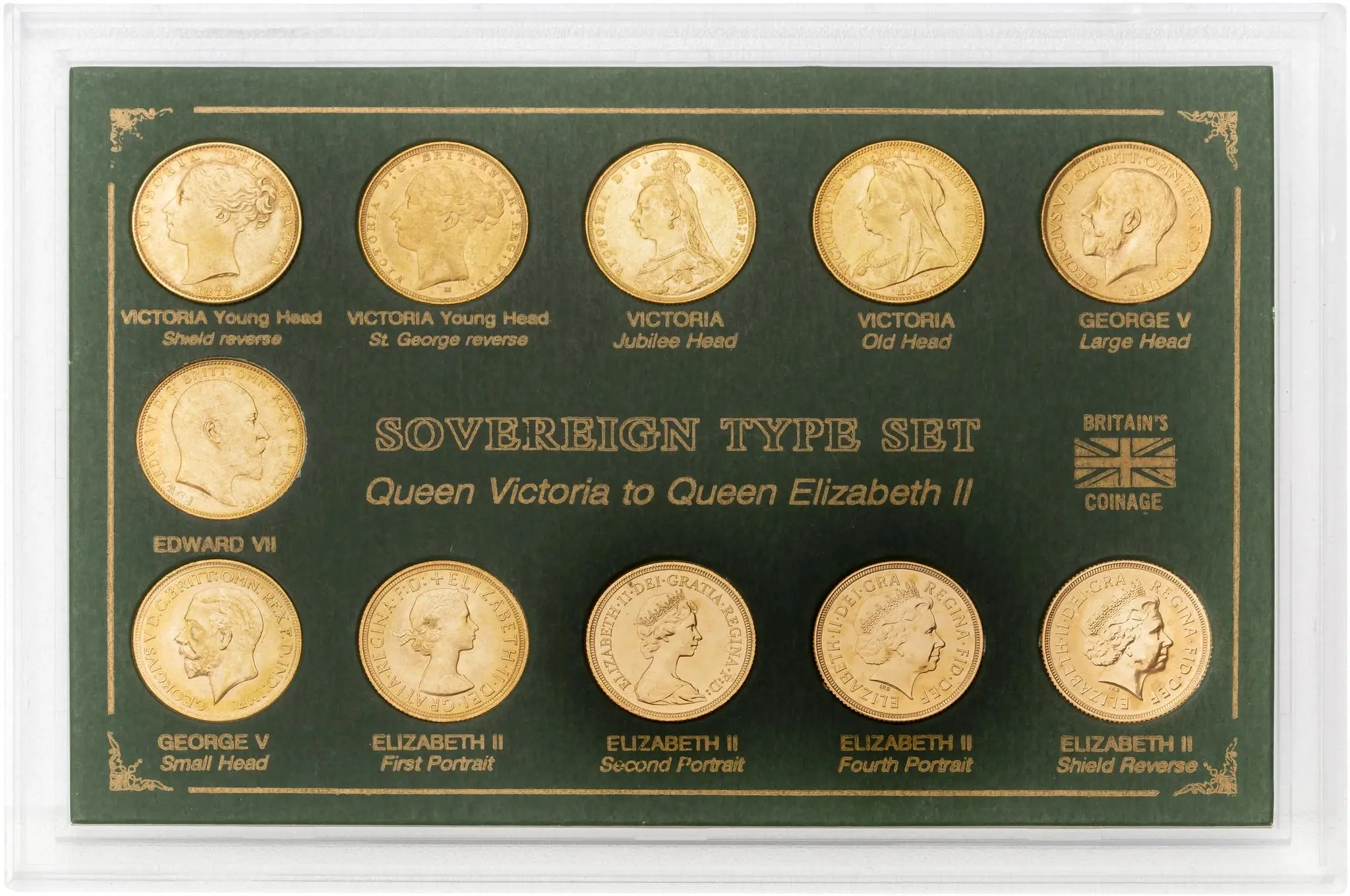 Gold Sovereign Coin Set Monarchs | Chards - £5,363.15