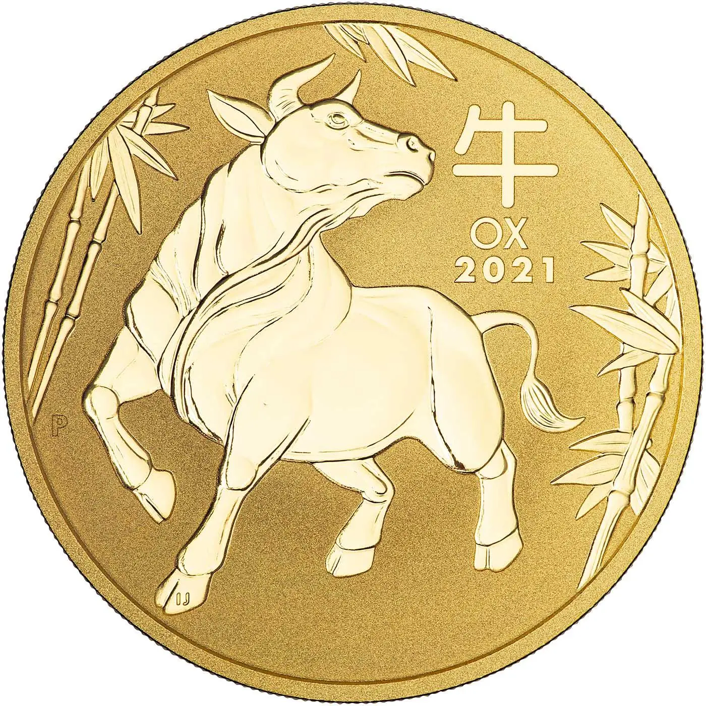 2021 Year of the Ox Perth Mint 2 Ounce Gold Coin | Chards
