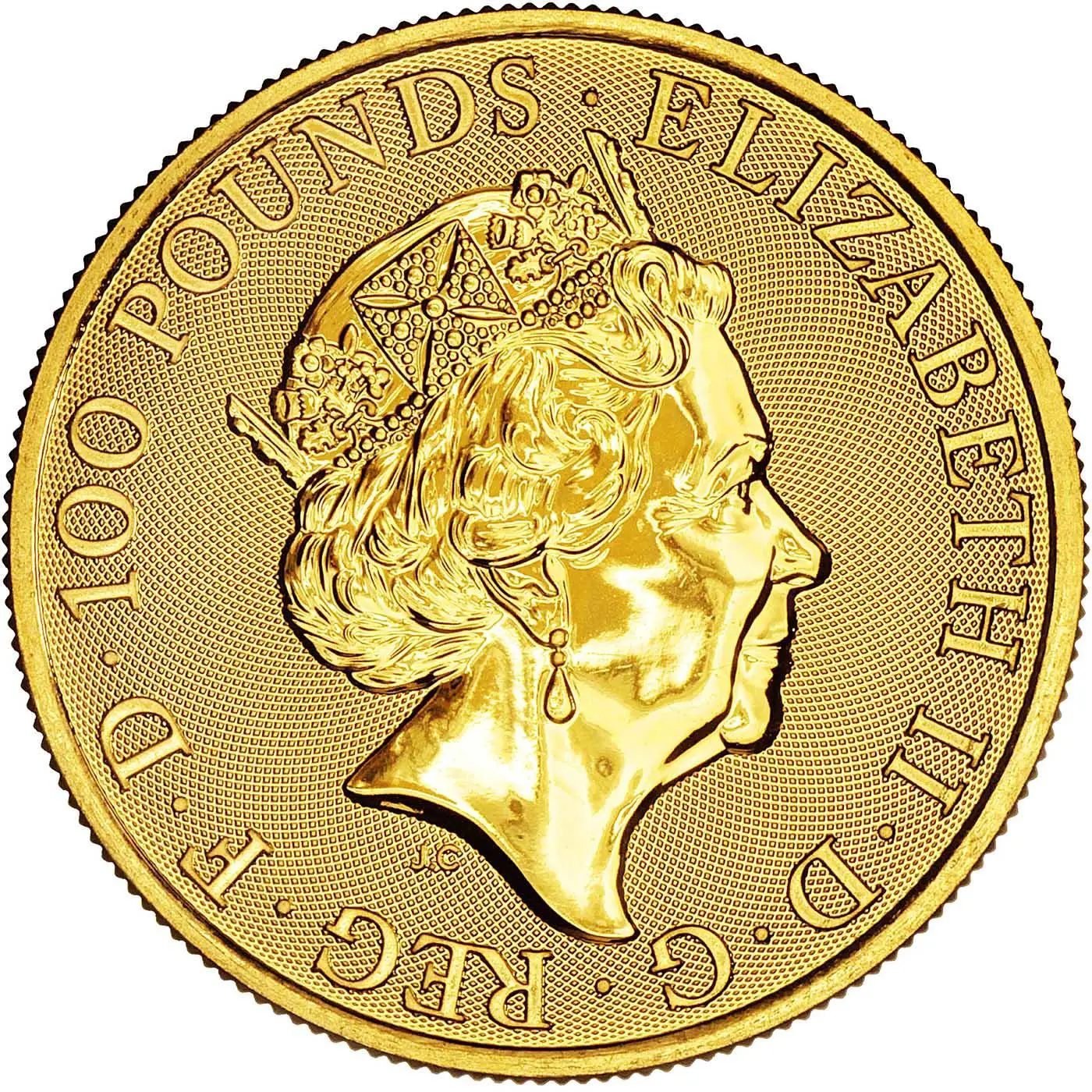 2021 Queen's Beasts Greyhound of Richmond 1oz Gold Coin