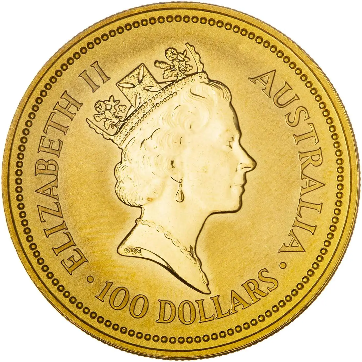 1992 Gold 1 Ounce Common Wallaroo Kangaroo Nugget Coin