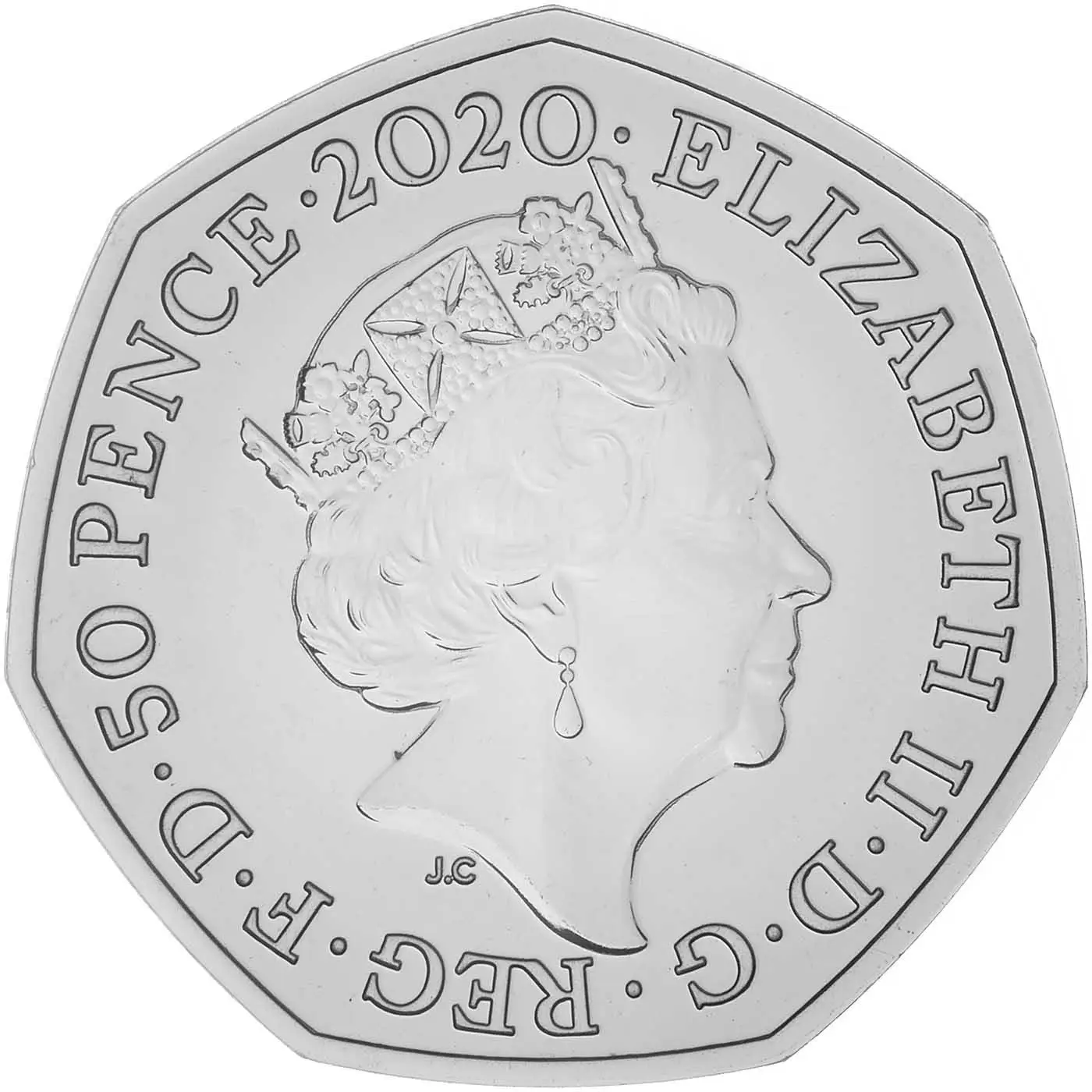 2020 Piglet Brilliant Uncirculated 50 Pence Coin | Chards