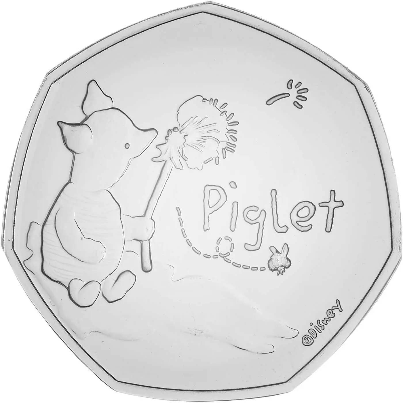 2020 Piglet Brilliant Uncirculated 50 Pence Coin | Chards