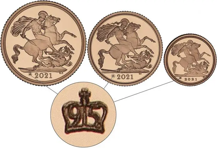 2021 Proof Sovereign 3 Coin Set | Chards - £970.00