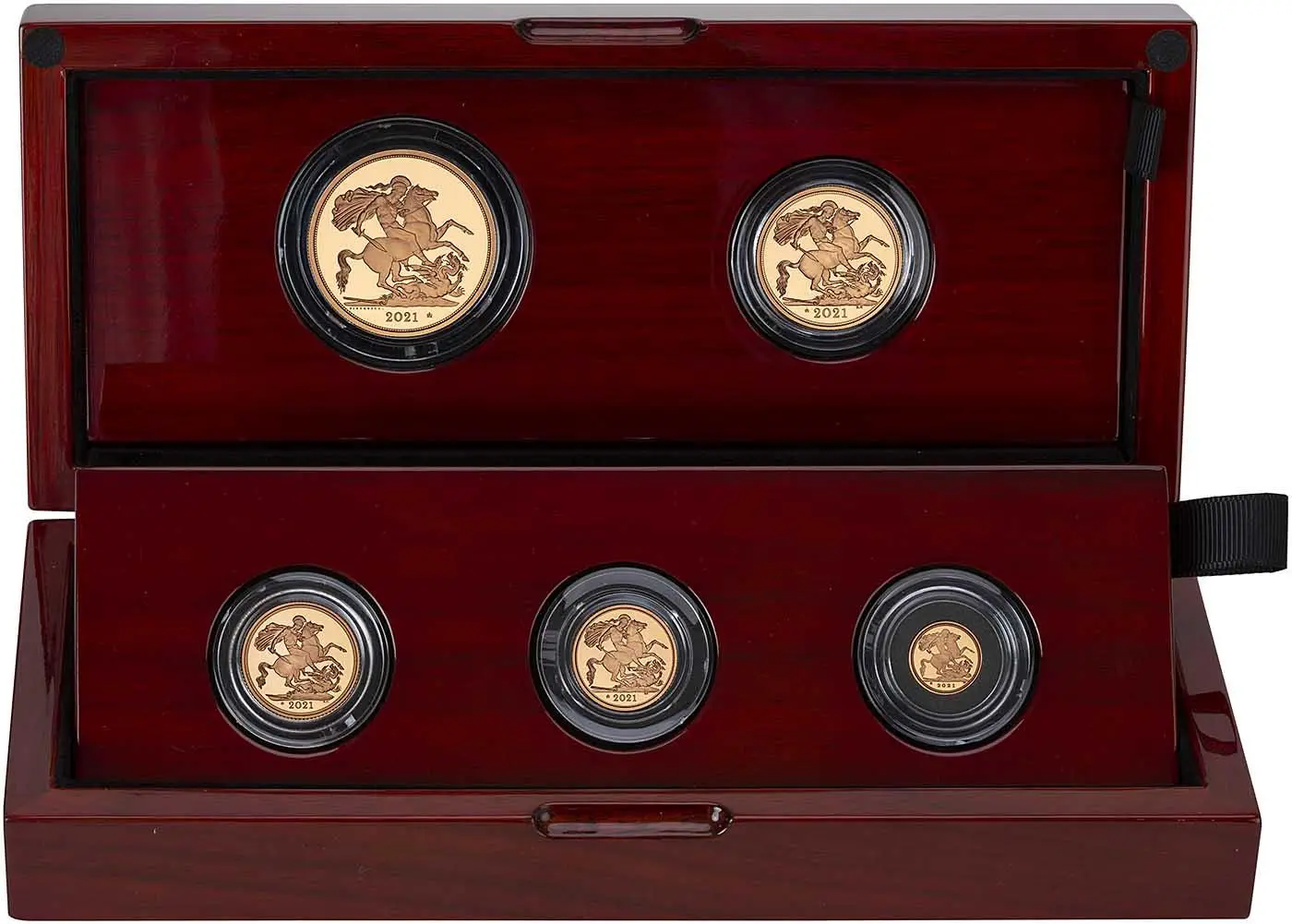 2021 Gold Proof Sovereign 5-Coin Set | Chards - £5,418.25