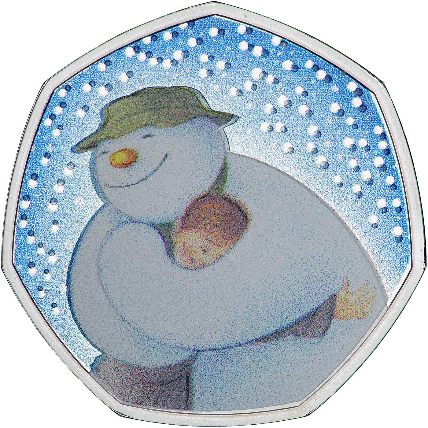 2020 Snowman Silver Proof 50p Coin | Chards - £62.00