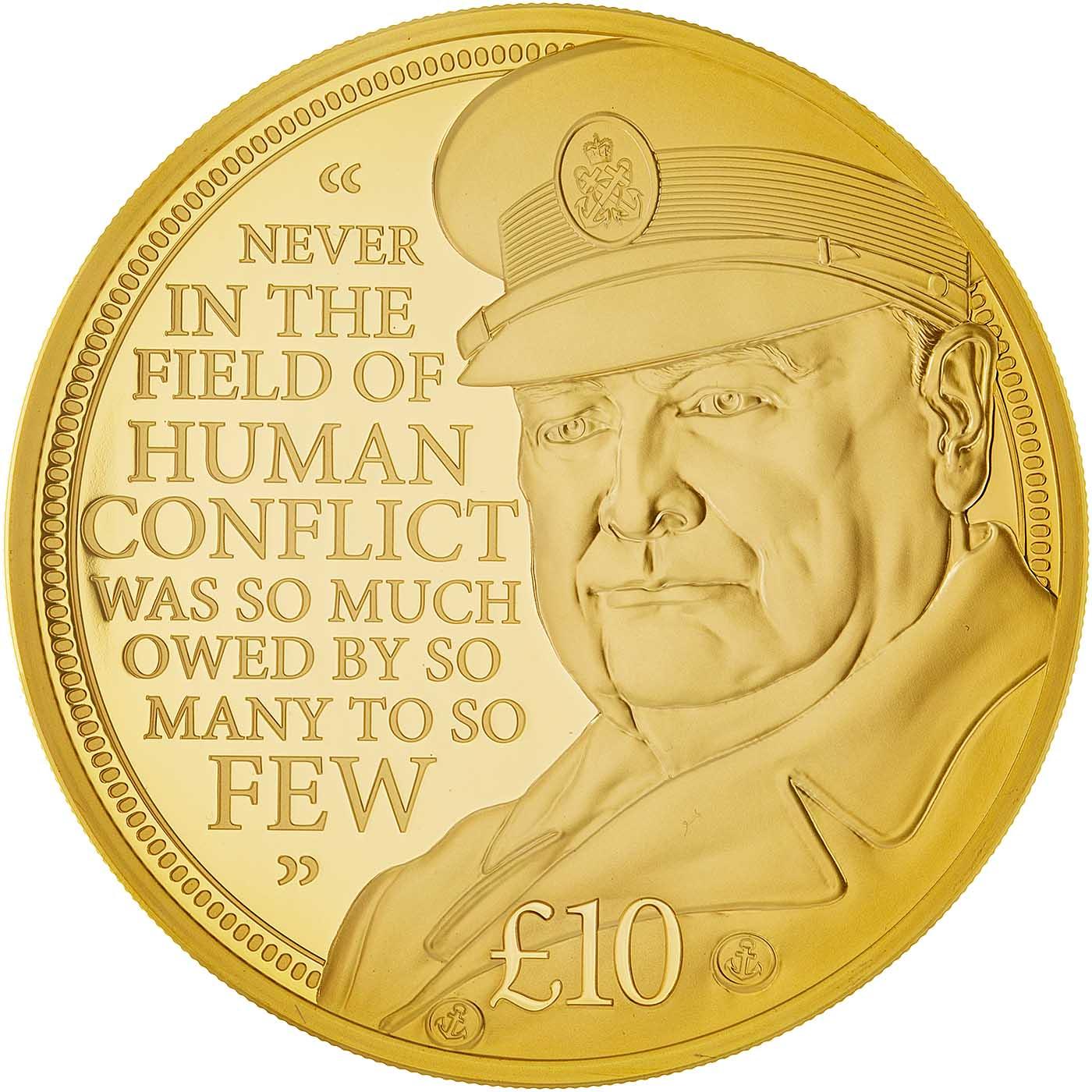 2015 Gold Proof 50th Anniversary Winston Churchill | Chards