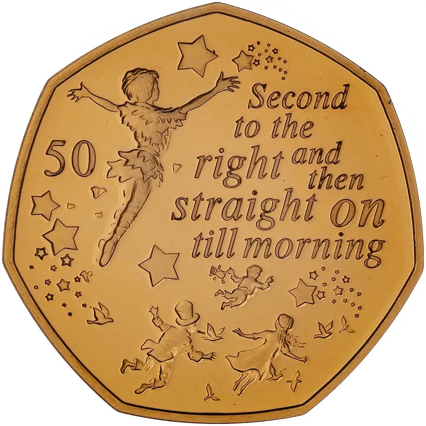 2019 Gold Proof Peter Pan 50p Isle of Man Coin | Chards
