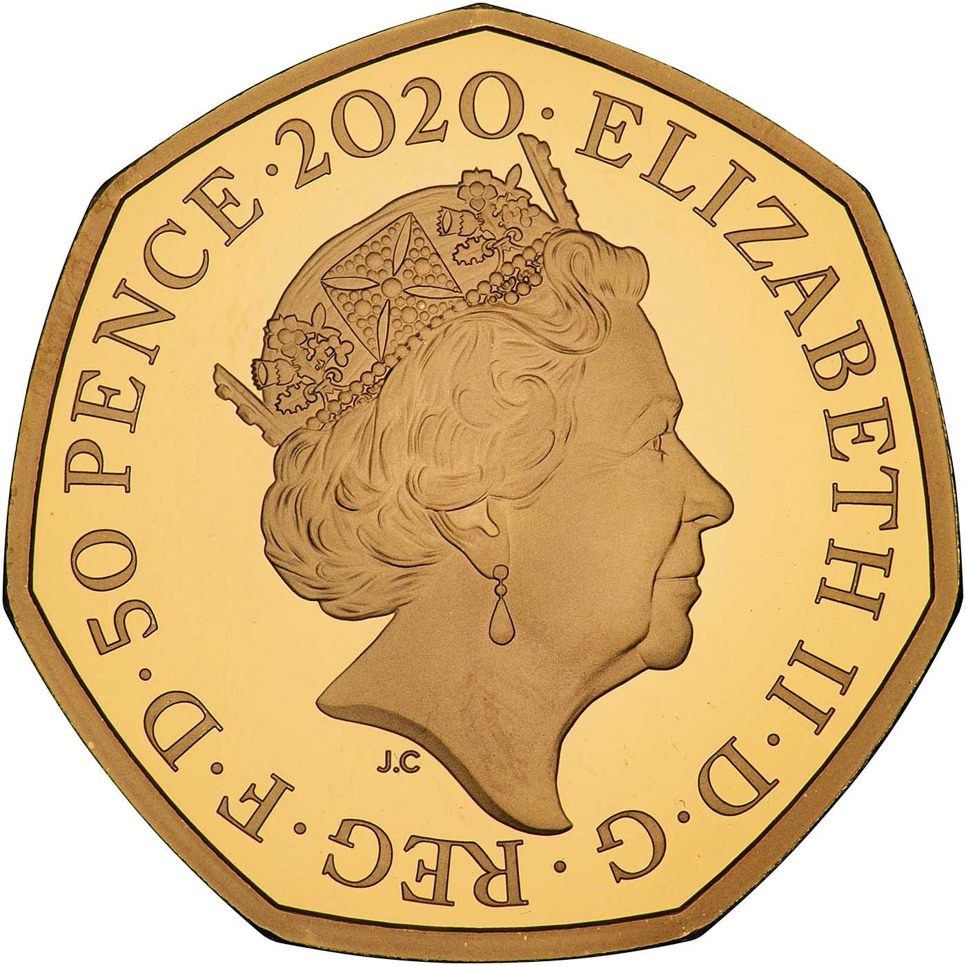 2020 Christopher Robin Gold Proof 50p Coin | Chards