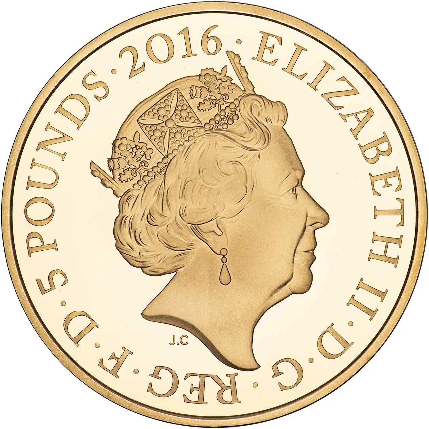 2016 Elizabeth II 90th Birthday Gold Proof £5 Coin | Chards