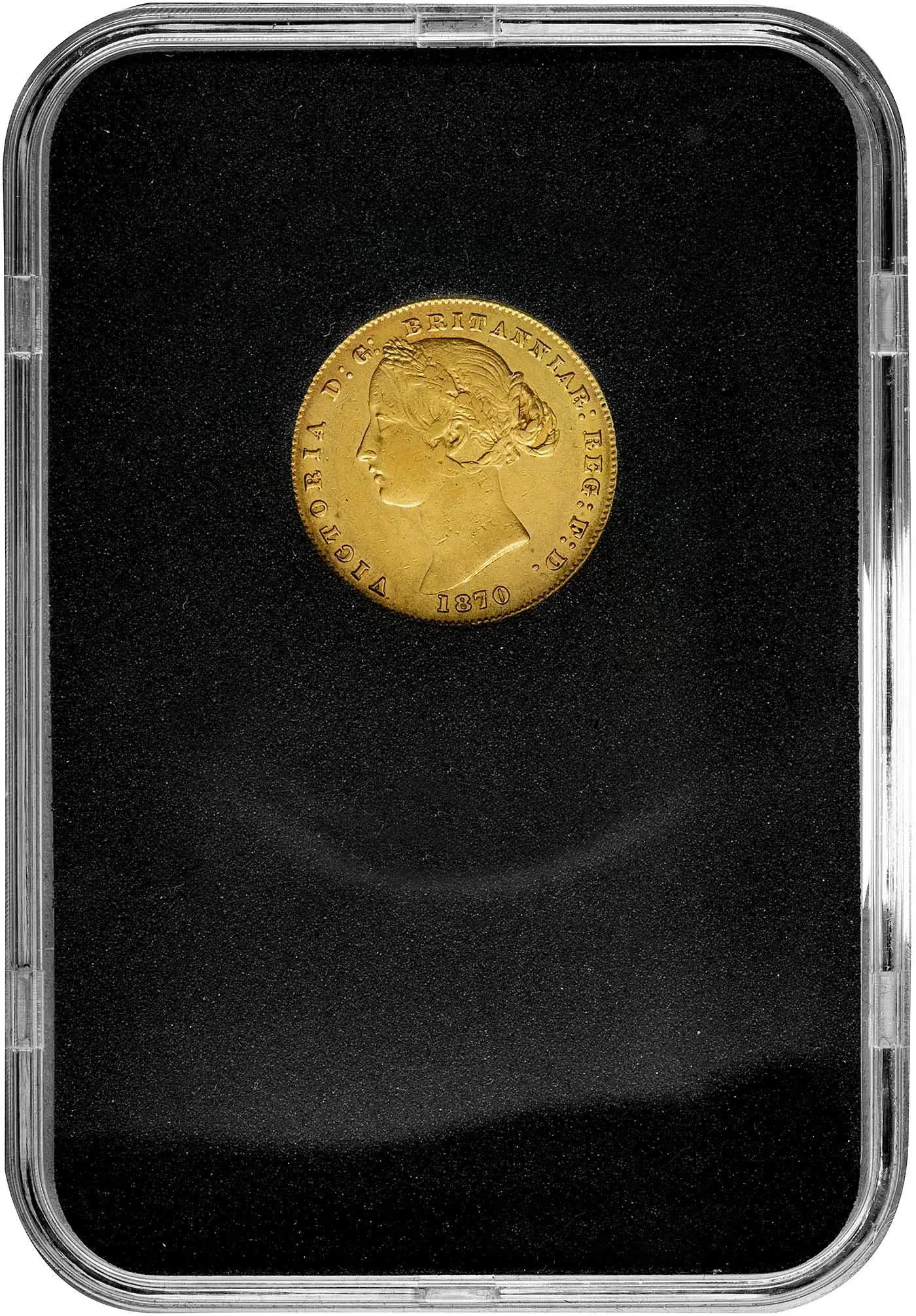 1870 Australian Gold Sovereign Coin - Sydney Mint