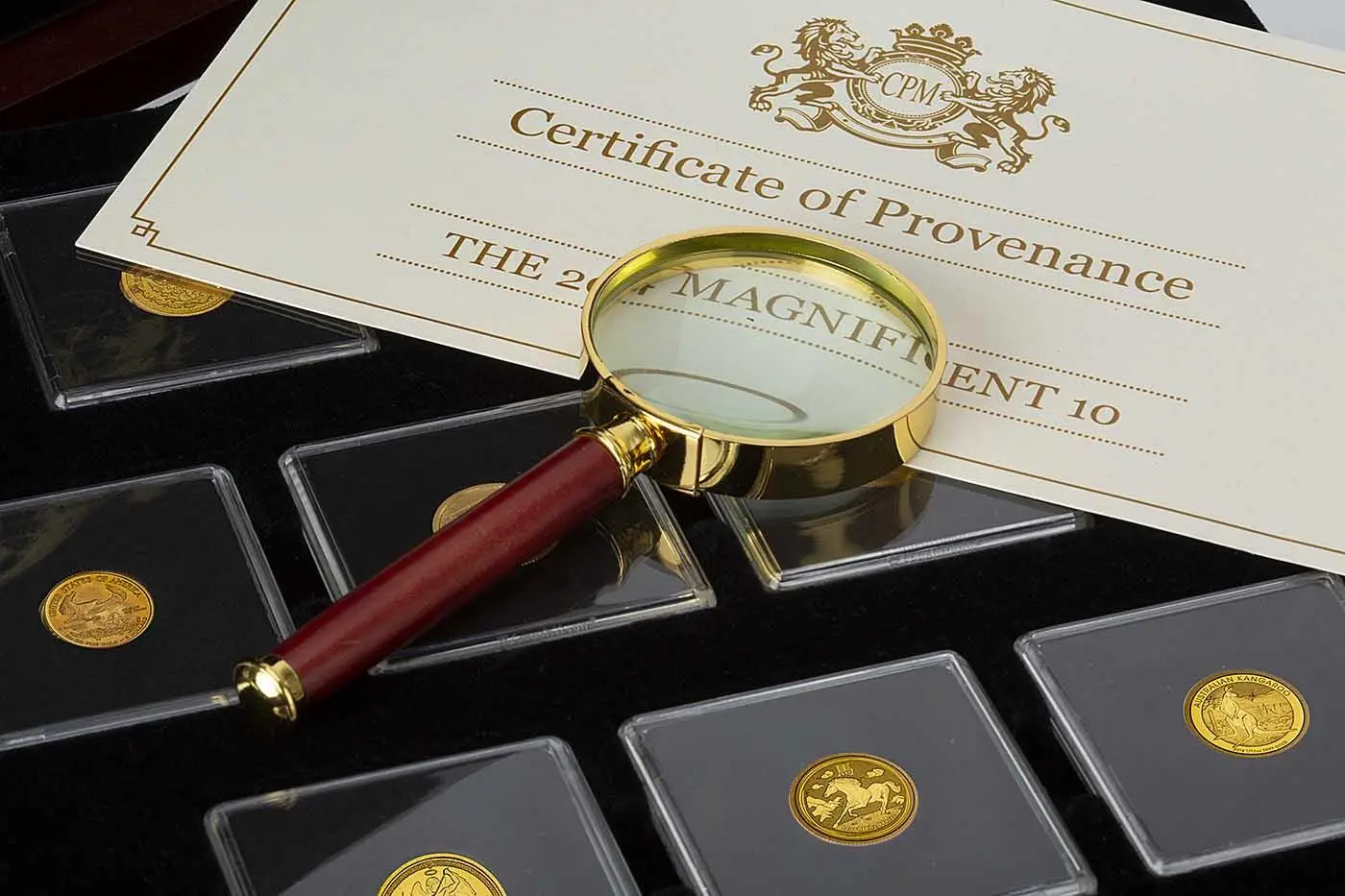 2014 Gold 1/10 oz The Magnificent Ten Coin Set | Chards