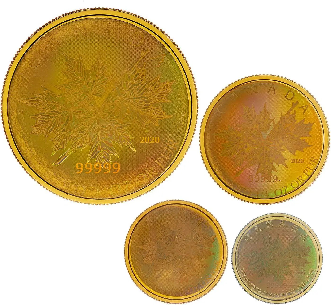 2020 Gold Proof Maple Leaf Coin Set | Chards - £3,387.73