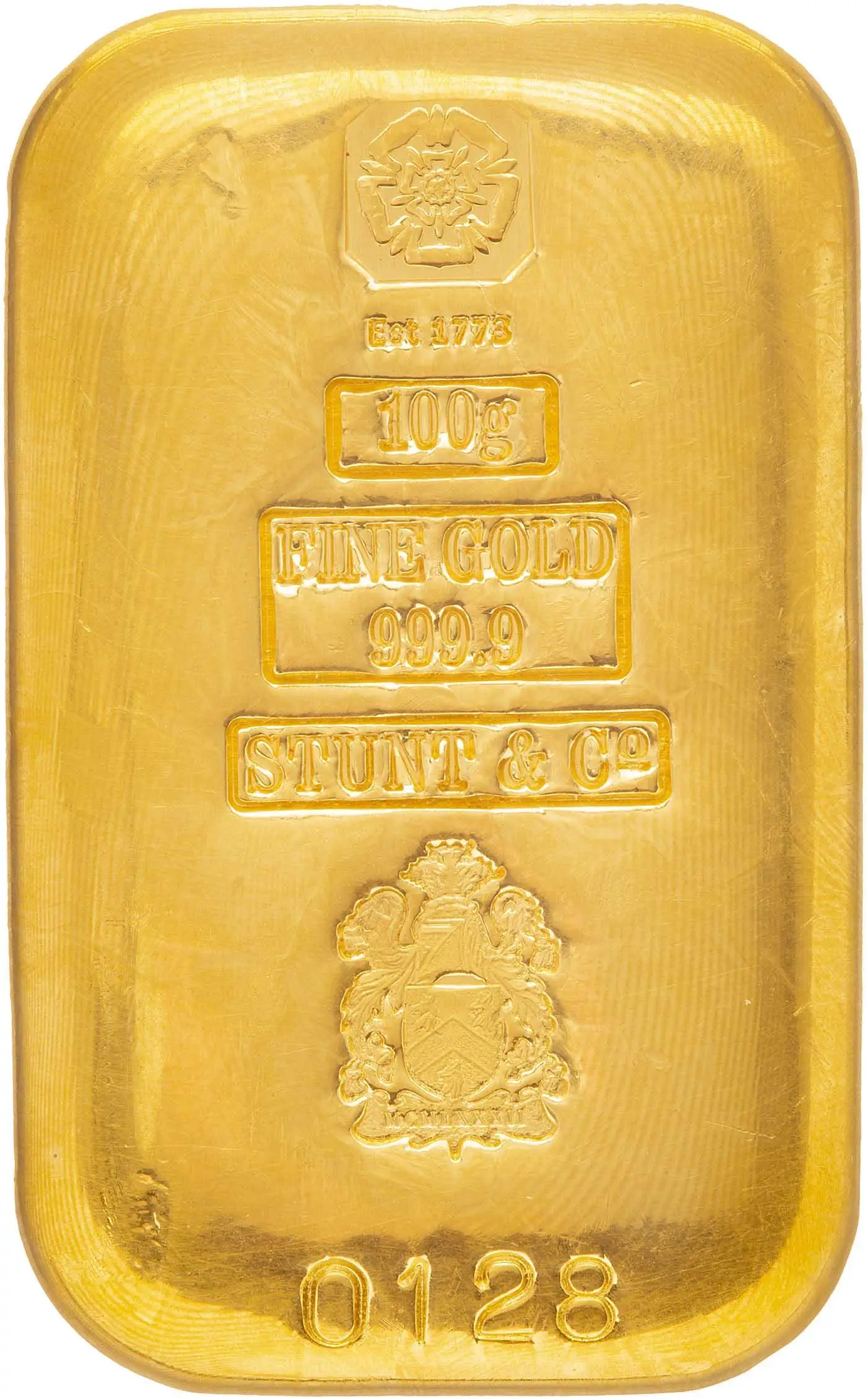 Stunt and Co 100g Gold Bar | Chards - £7,587.35