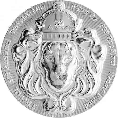 5 Ounce Silver Bar Scottsdale Mint Stacker | Chards