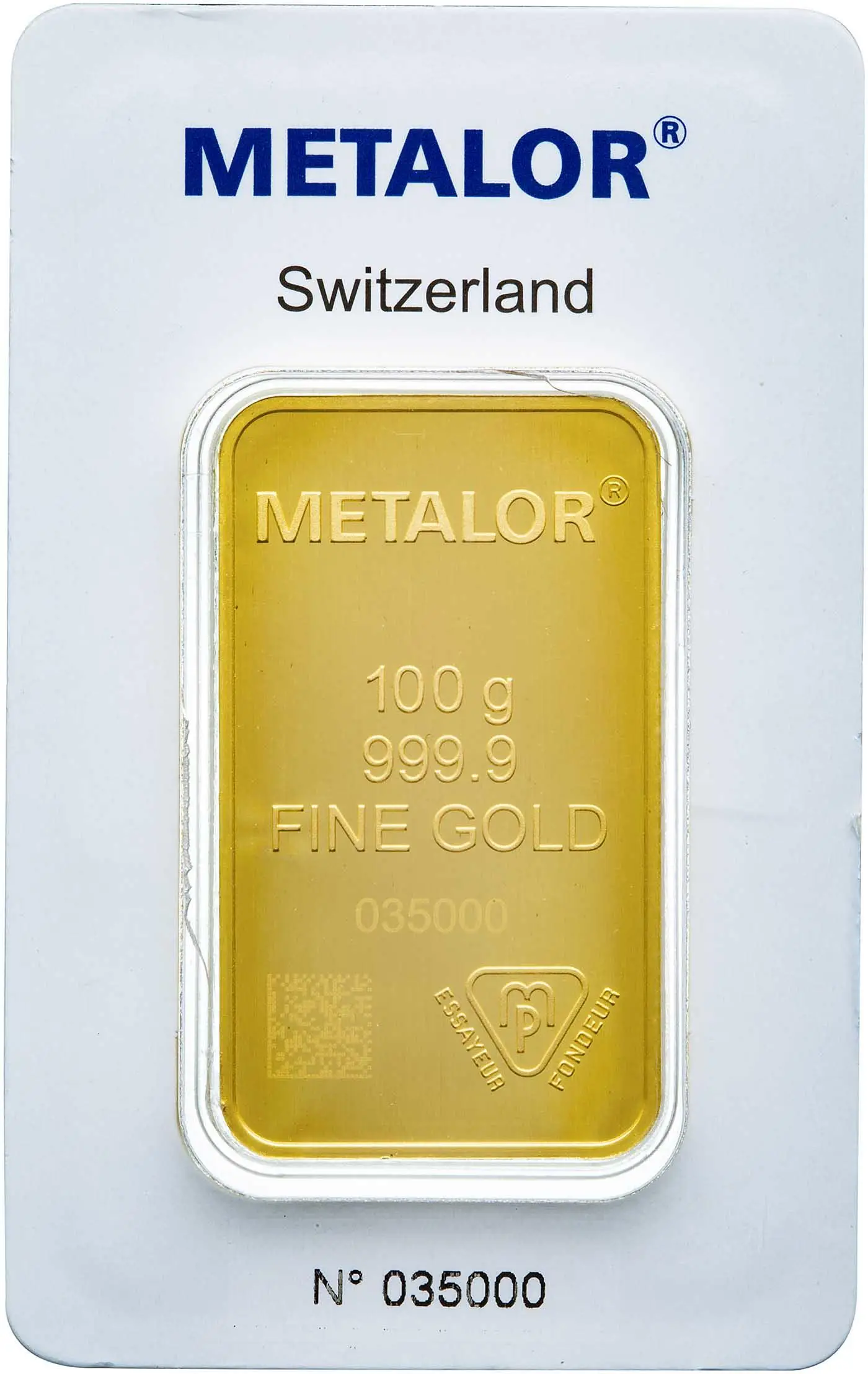 Metalor 100g Gold Bars - Pre-Owned | Chards - £5,980.24
