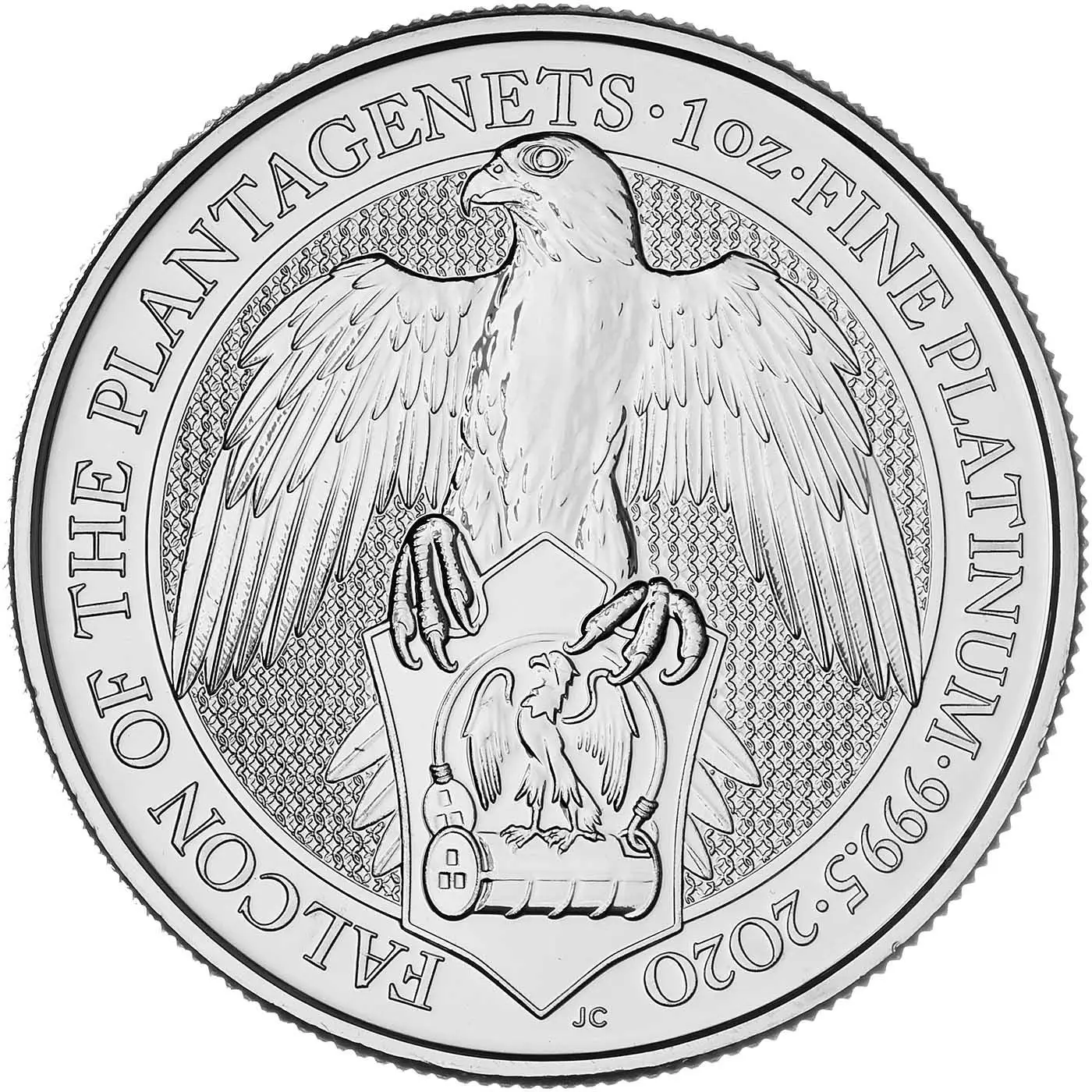 2020 Falcon of the Plantagenets 1 oz Platinum Coin | Chards