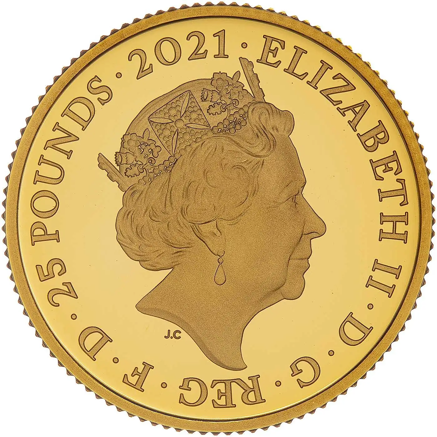 2021 Alice in Wonderland 1/4 oz Gold Proof Coin | Chards