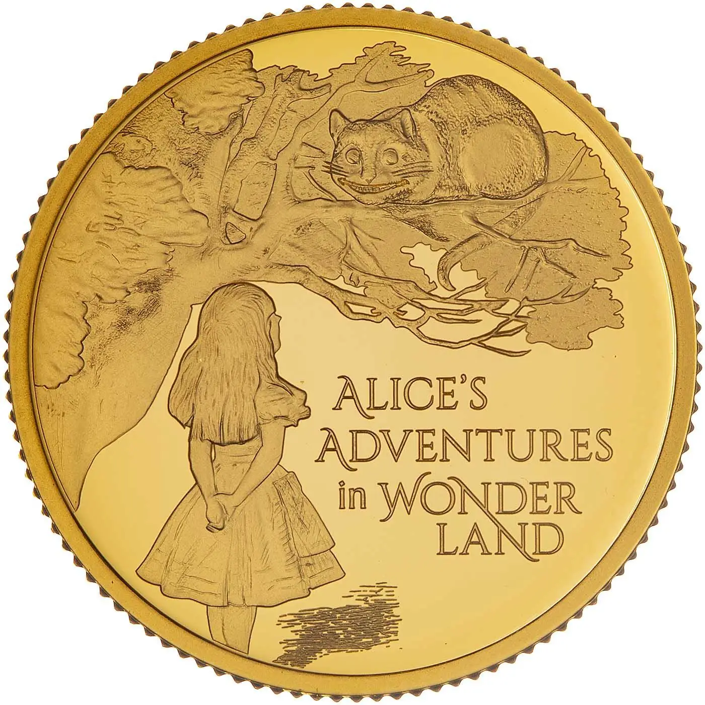 2021 Alice in Wonderland 1/4 oz Gold Proof Coin | Chards