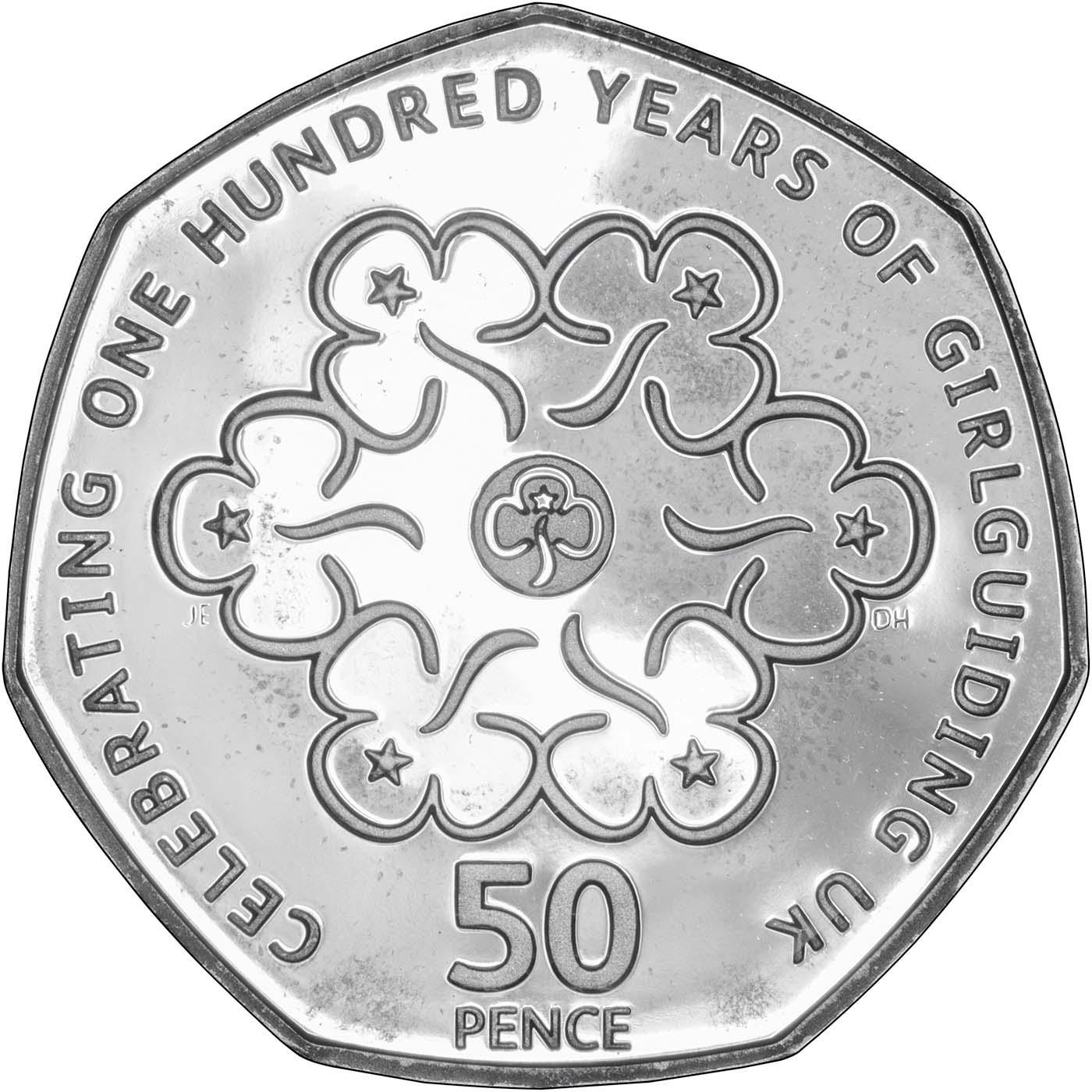 2010 100 Years of Girlguiding 50p Silver Proof | Chards