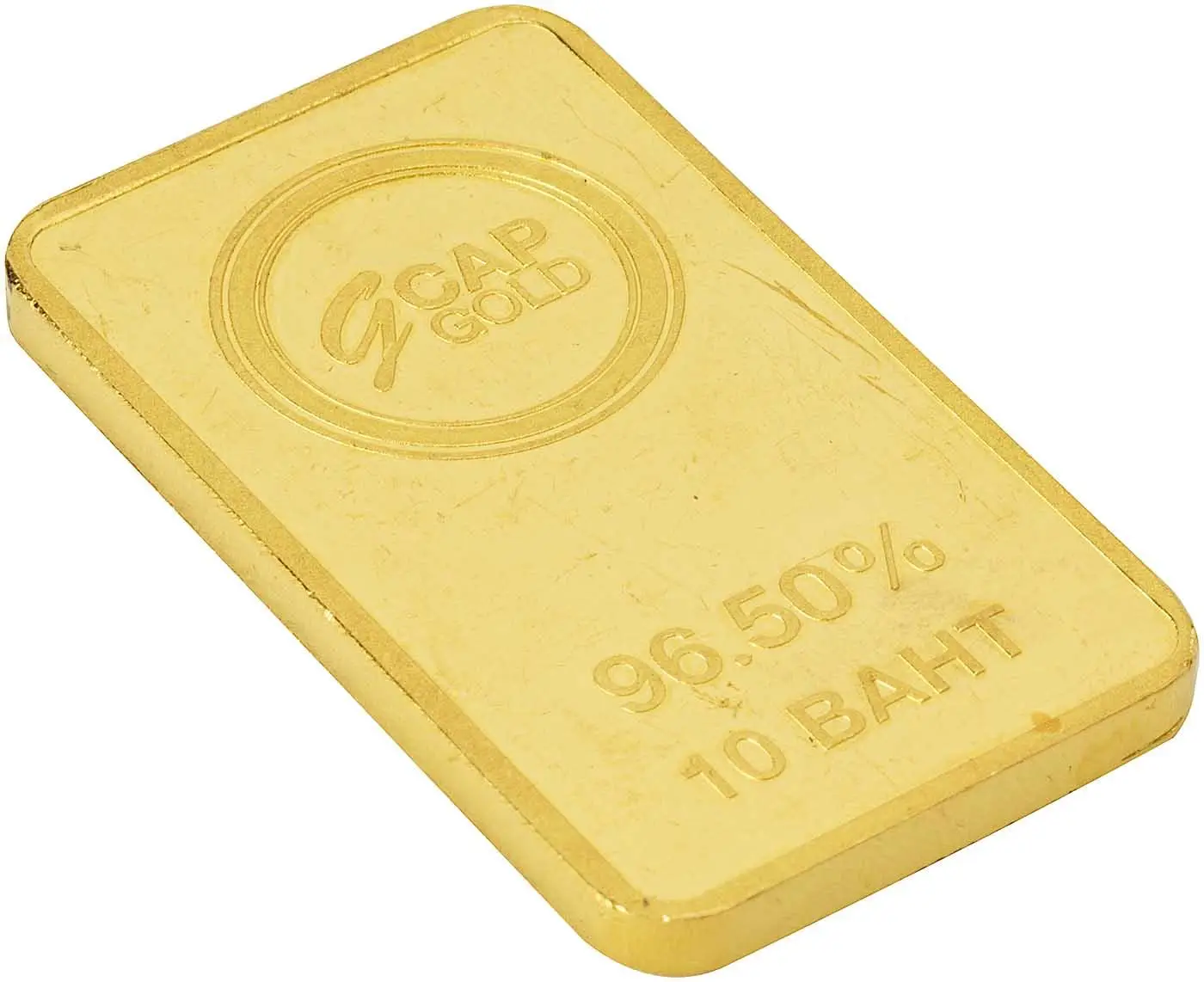 Thailand CAP Gold 10 Baht Cast Bullion Pre-Owned Bar | Chard