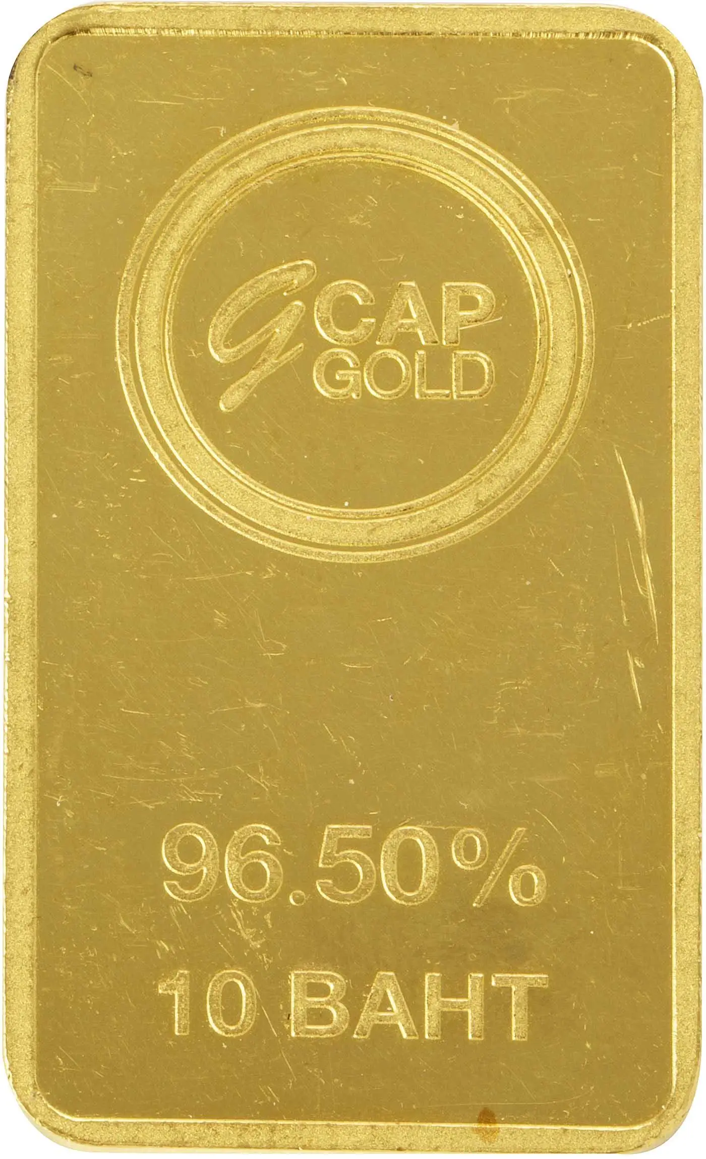 Thailand CAP Gold 10 Baht Cast Bullion Pre-Owned Bar | Chard