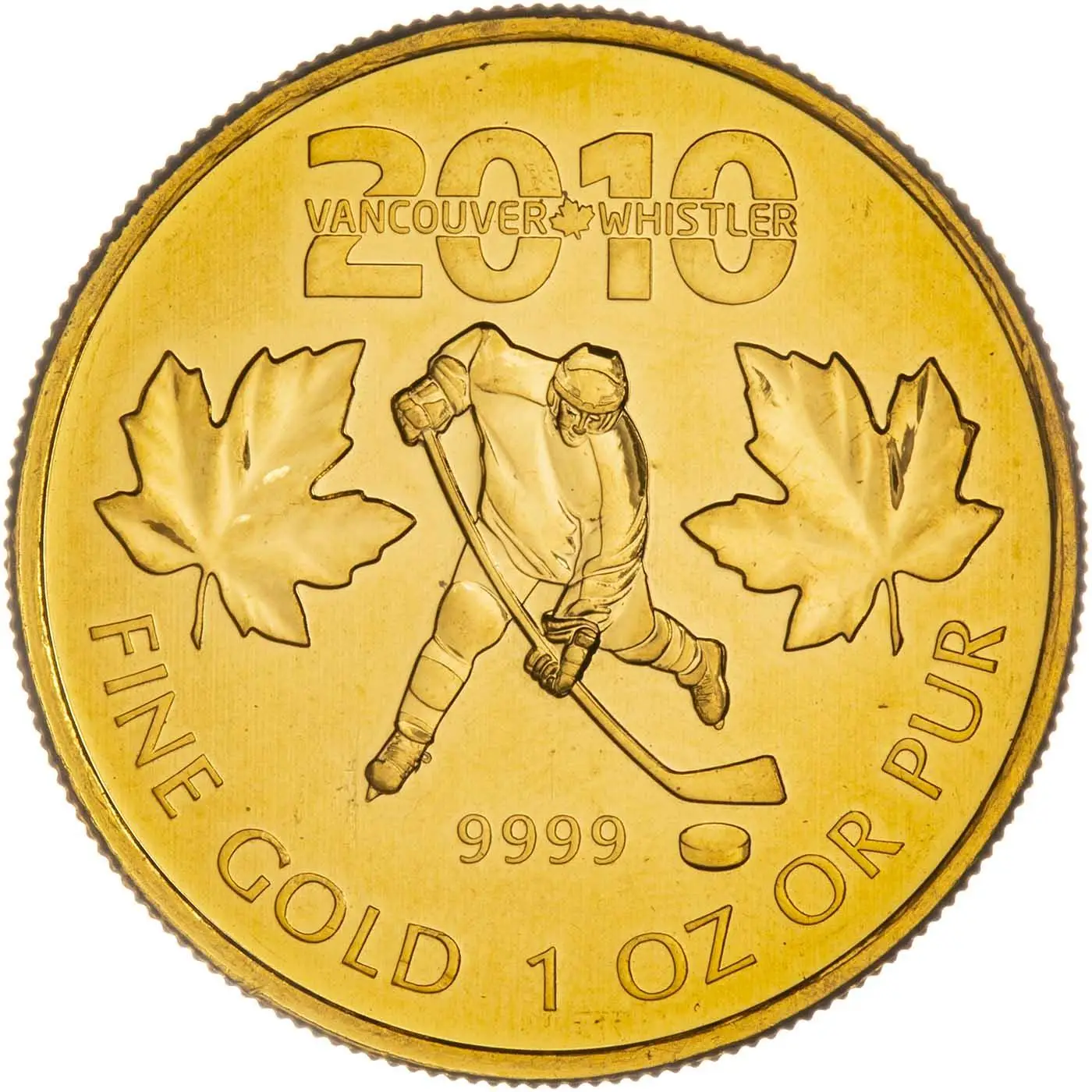 2010 Gold 1 oz Maple Vancouver Olympics Coin | Chards