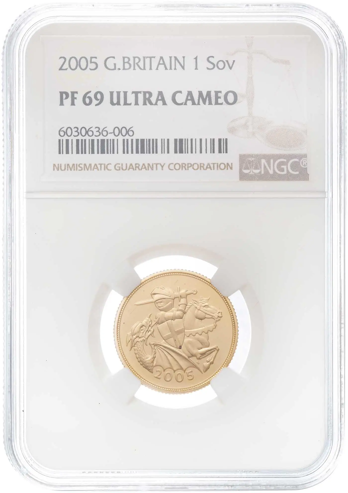 2005 Sovereign Gold Proof NGC "Slabbed" PF69 | Chards