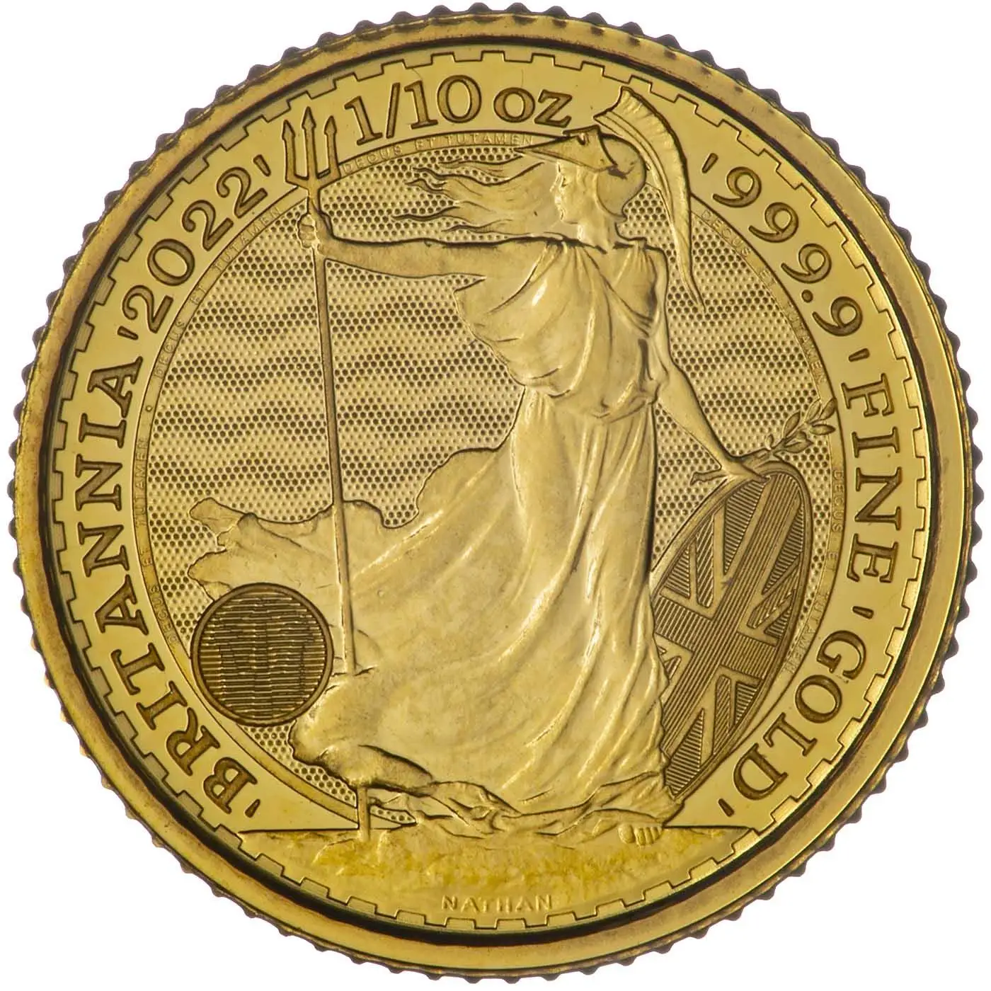 2022 0.1 Ounce Gold Britannia Bullion Coin | Chards
