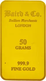 Gold 50 Gram Bars | Chards