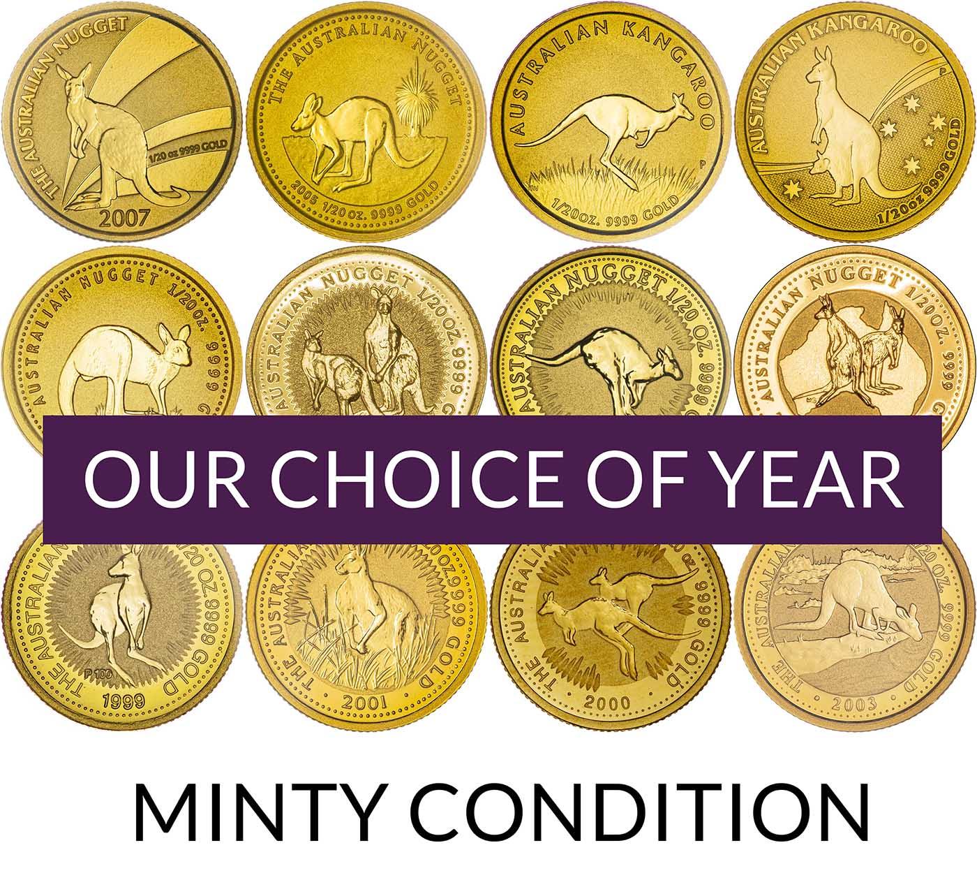 1/20 oz Gold Kangaroo Coins | Minty | Chards - From £95.27